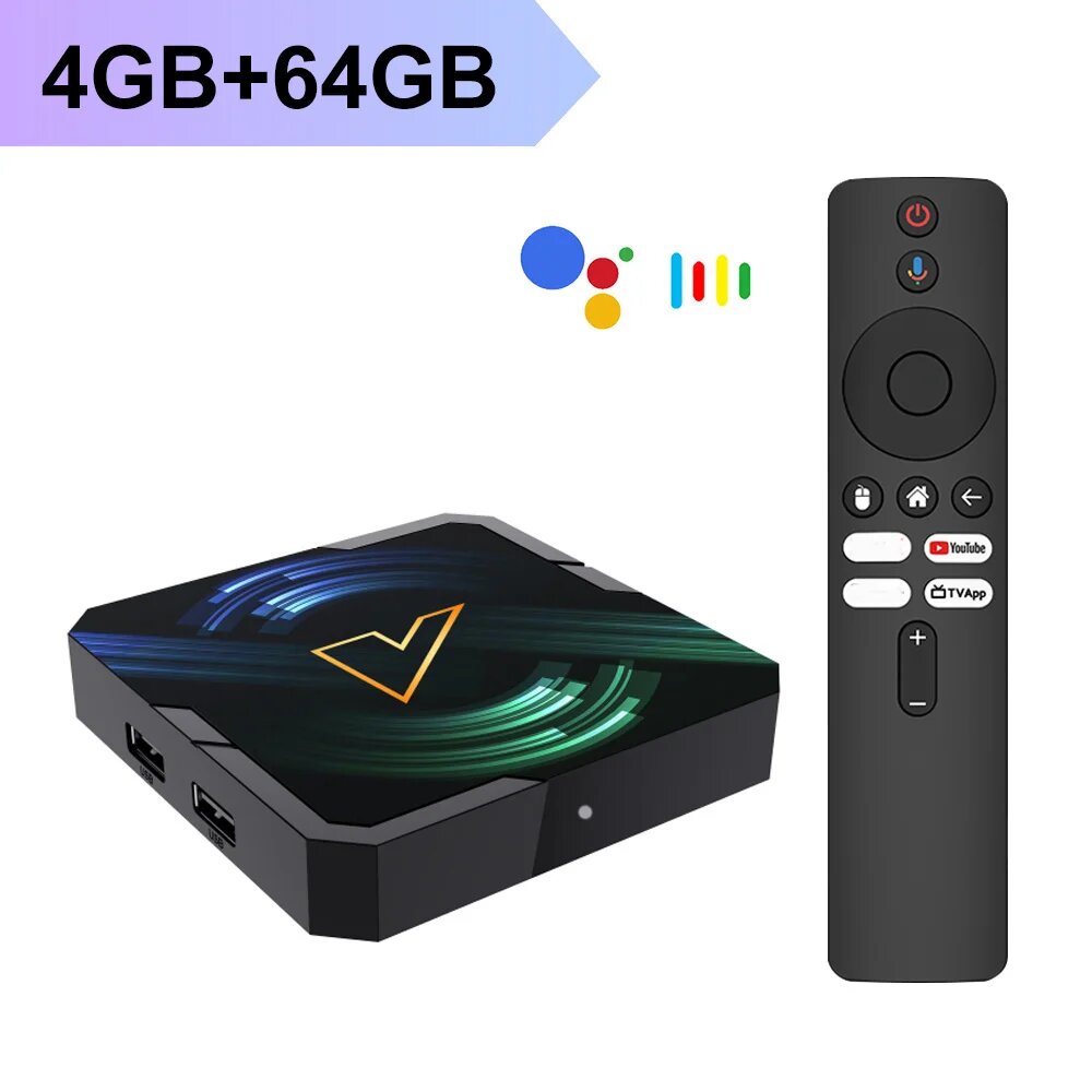 VONTAR R5 Android 14 TV Box 4G 64G EU Plug