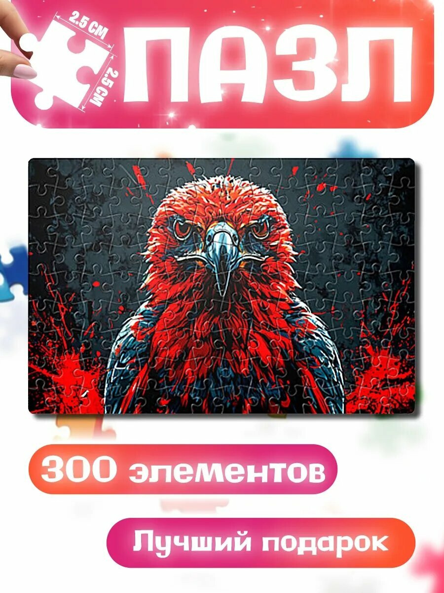 Пазлы для детей и взрослых Атланта Хокс красный орел