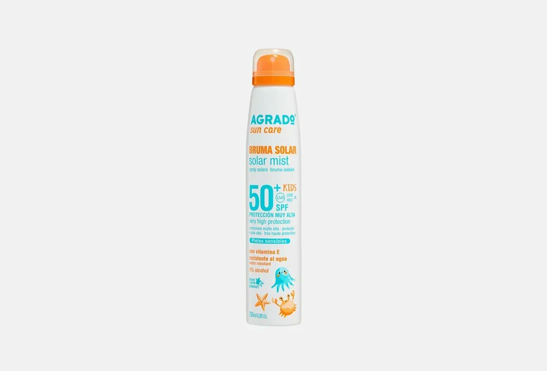AGRADO Solar mist kids Детский солнцезащитный мист SPF50+ 200 мл