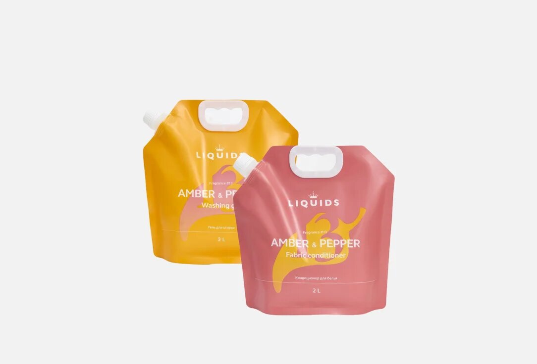 Liquids amber & pepper Набор для стирки 4 л