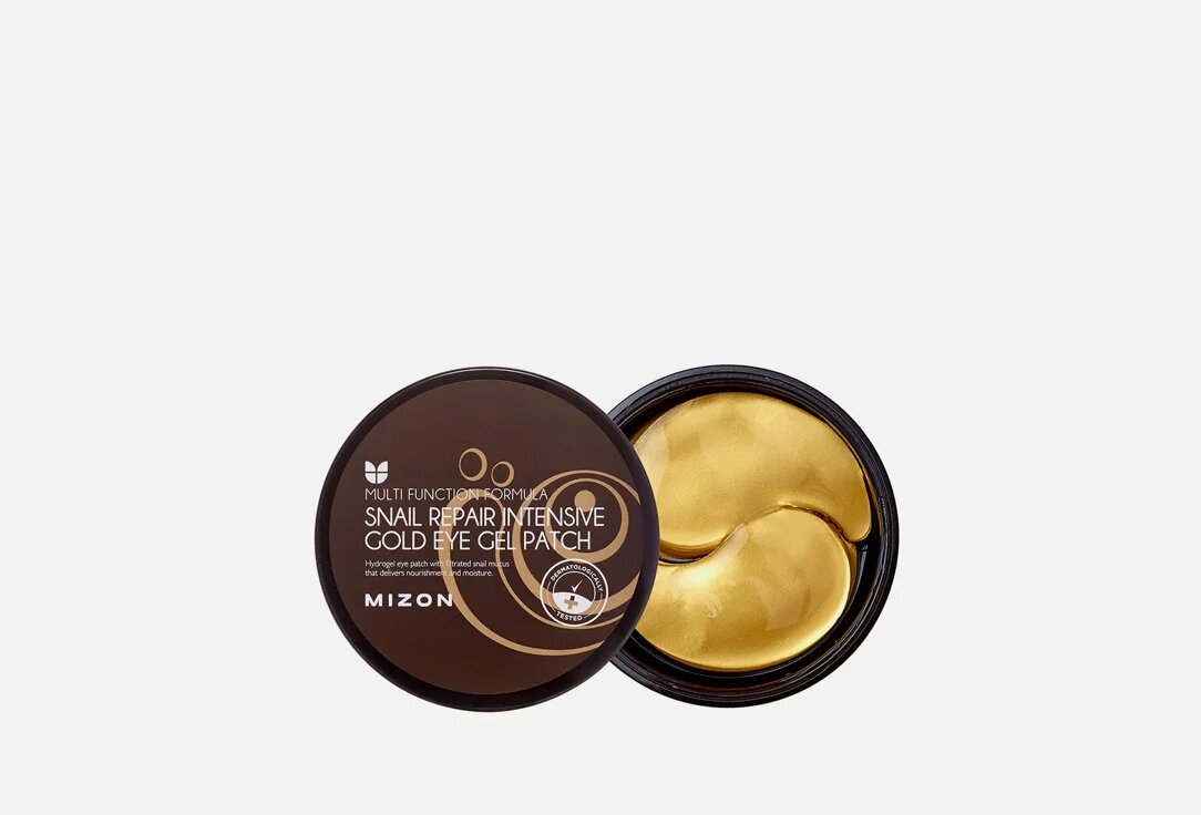 Mizon SNAIL REPAIR INTENSIVE GOLD EYE GEL PATCH Патчи для глаз 60шт
