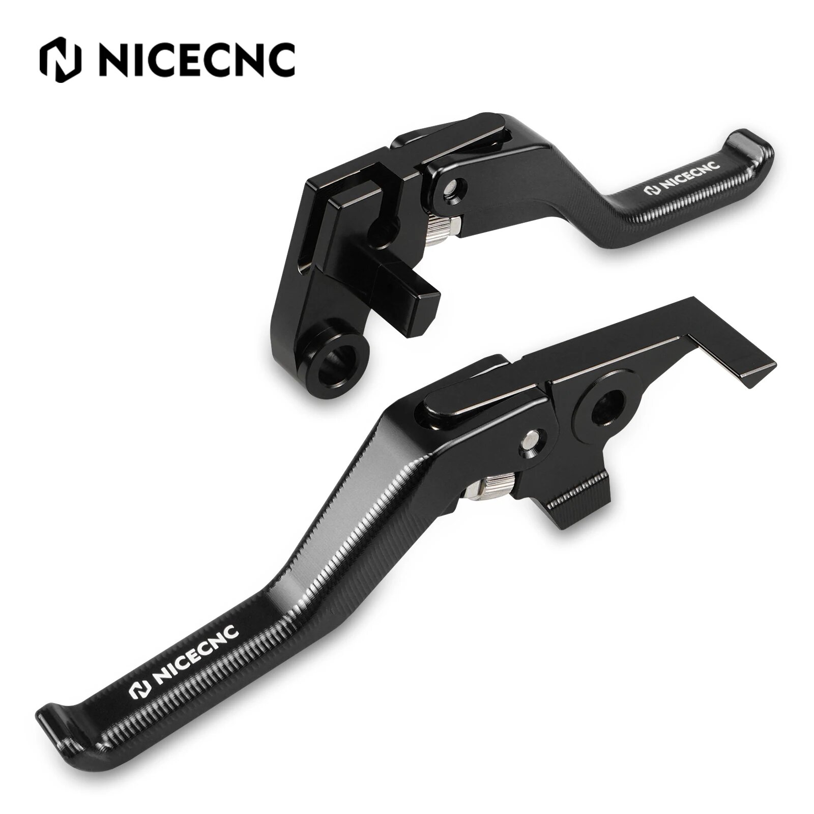 Черные рычаги тормоза и сцепления NICECNC Yamaha Tenere 700