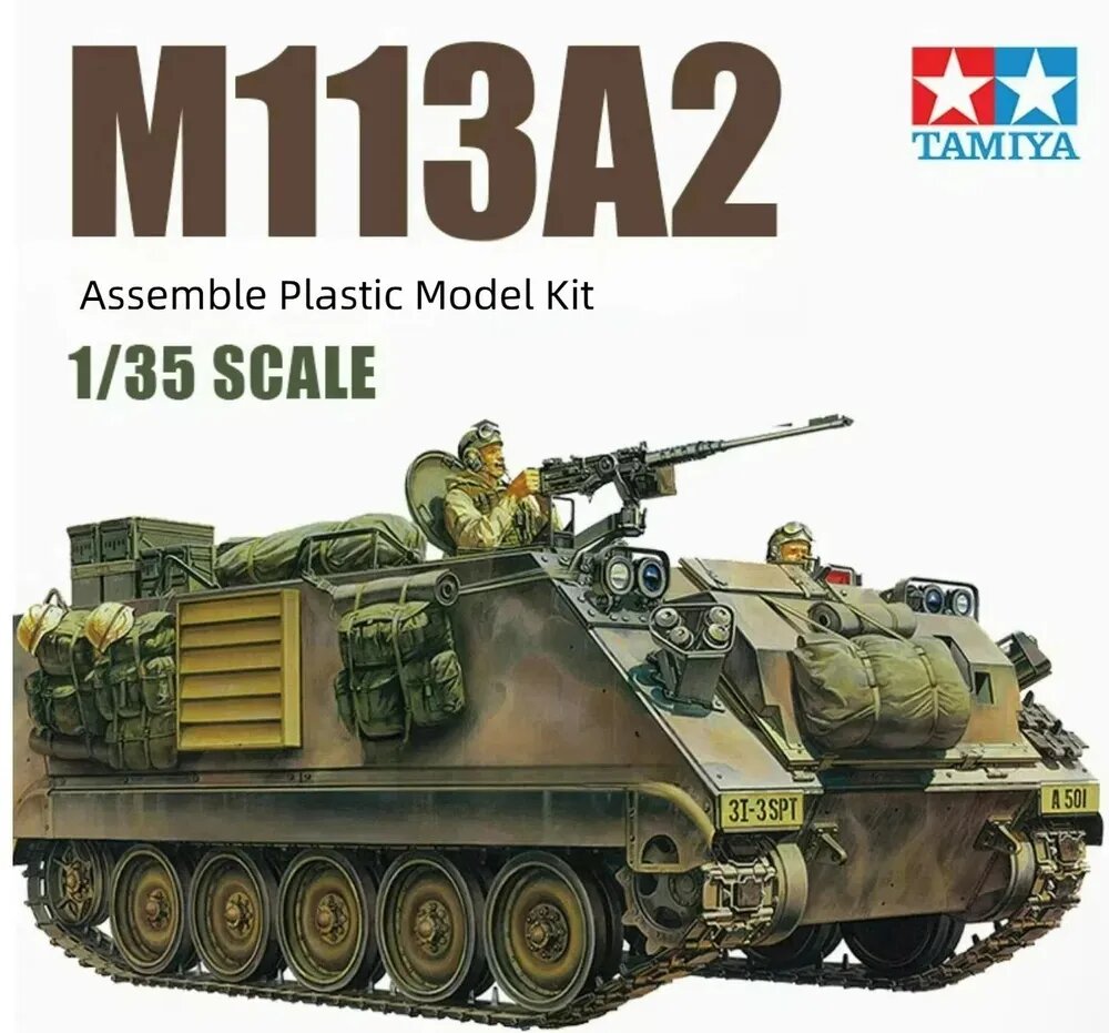 Tamiya 35265 1:35 БТР M113A2 Desert Version сборная модель танка, масштаб 1/35, пластик