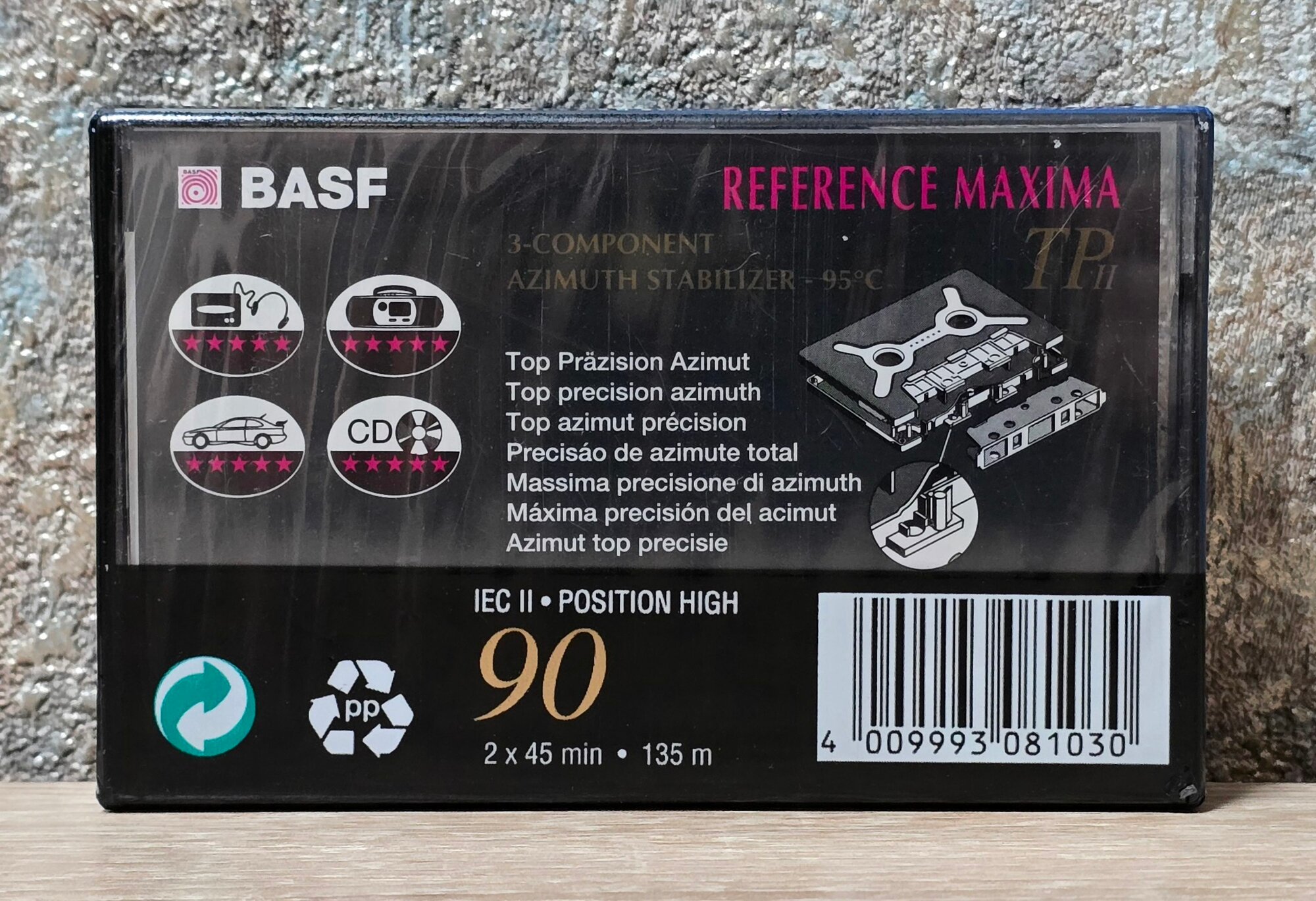 Аудиокассета BASF TP II — фото 1