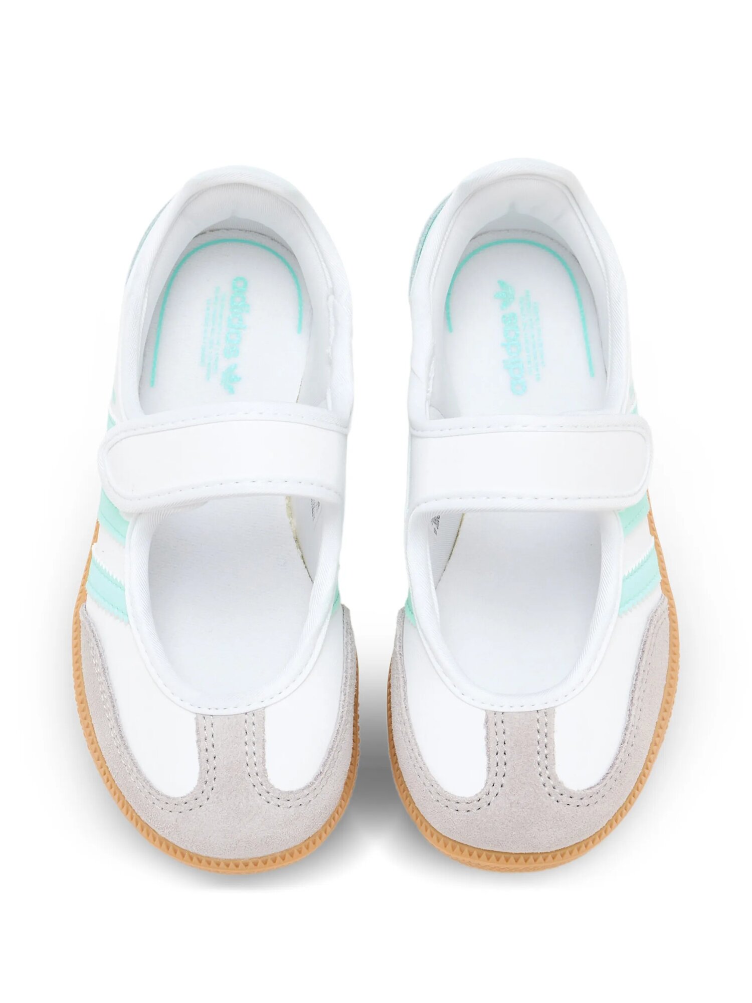 Балетки adidas Samba, размер 28 EU, , бежевый/белый — фото 1
