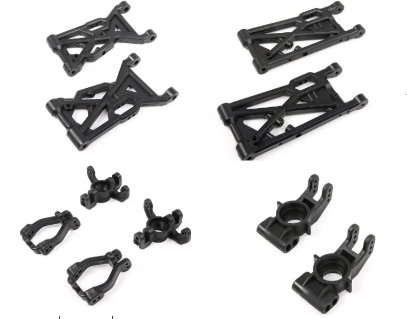 Комплект рычагов подвески и держателей ступиц Rovan Rofun F5 1/5 whole set