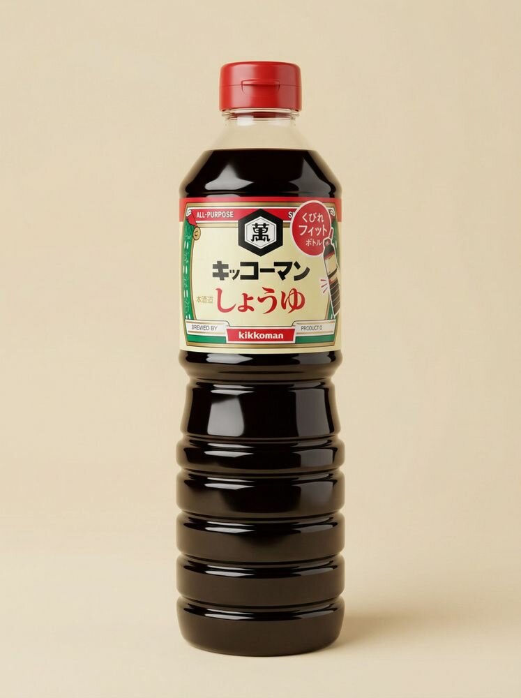 Соевый соус натурального бражения Kikkoman, 1л