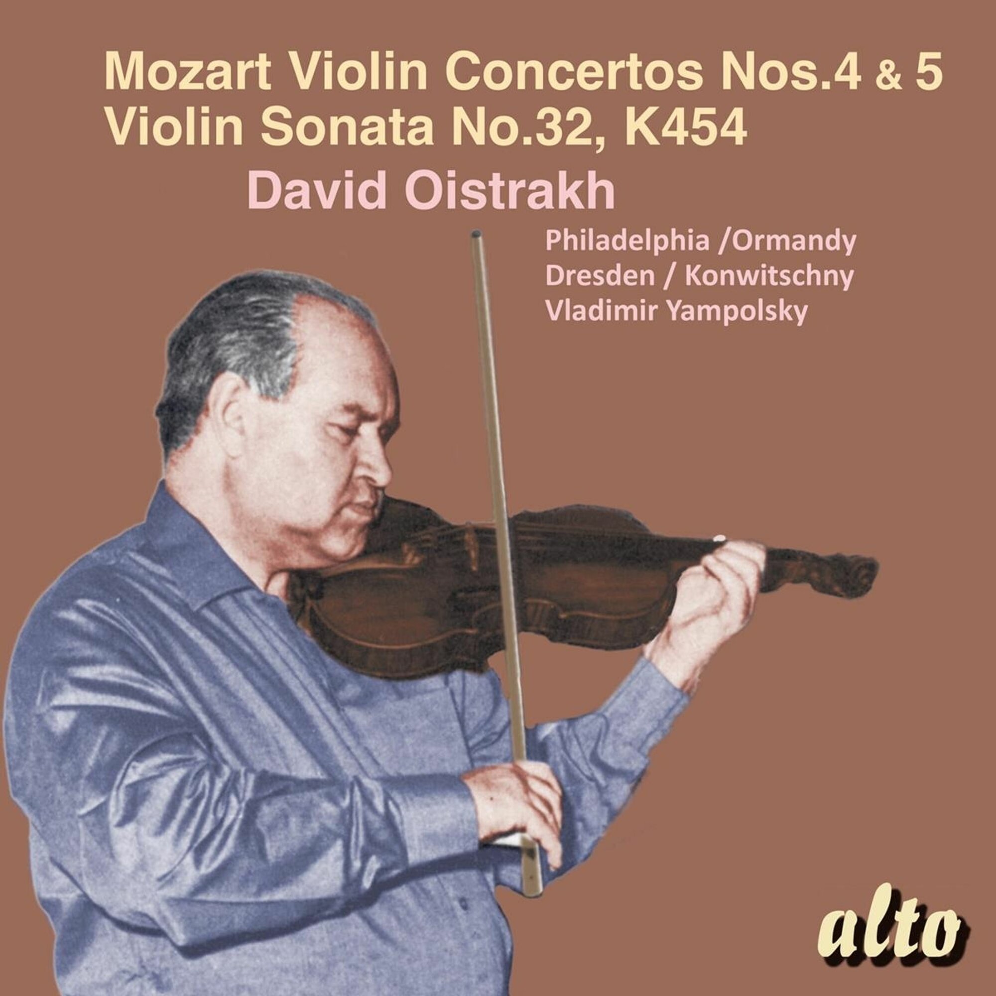 CD Диск David Oistrach - Mozart: Violin Concertos 4 & 5, Violin Sonata 32 (CD) 2023, Jewel