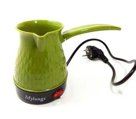 Электрическая турка/ Кофеварка/ Mylongs KF-011/ Green/ 500 мл