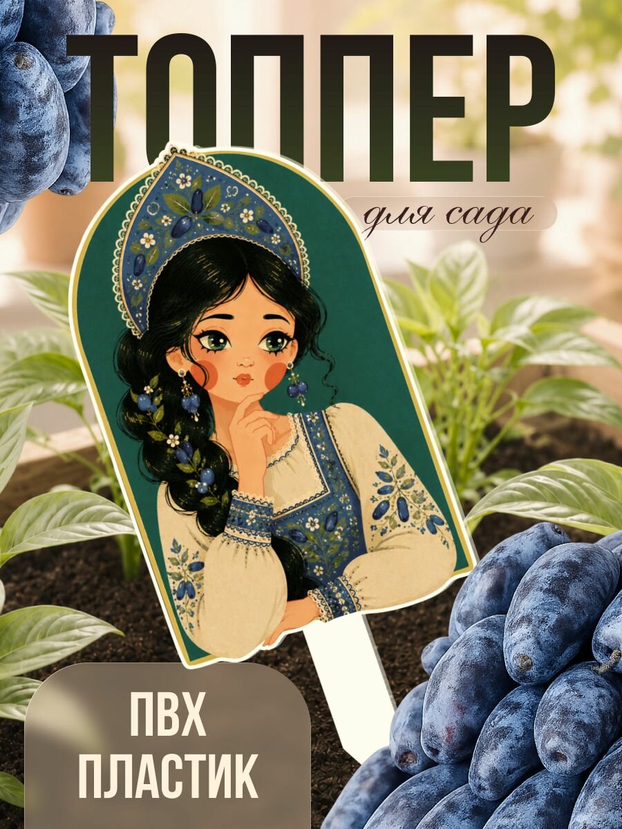Фигурки для сада Царевна Жимолость милая царевна
