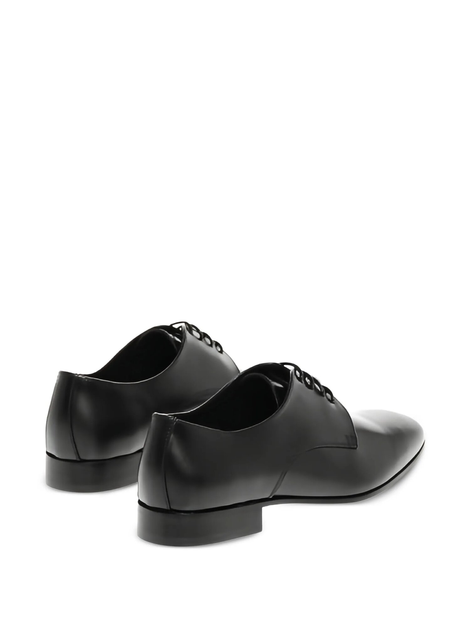 Туфли Corneliani Brushed leather derby shoes, размер 7, black/black — фото 1