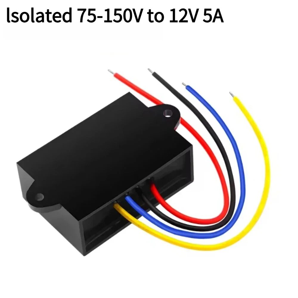 Изолированный DC-DC понижающий преобразователь waohei 75-150В в 12В 1-5А 75-150V to 12V 5A