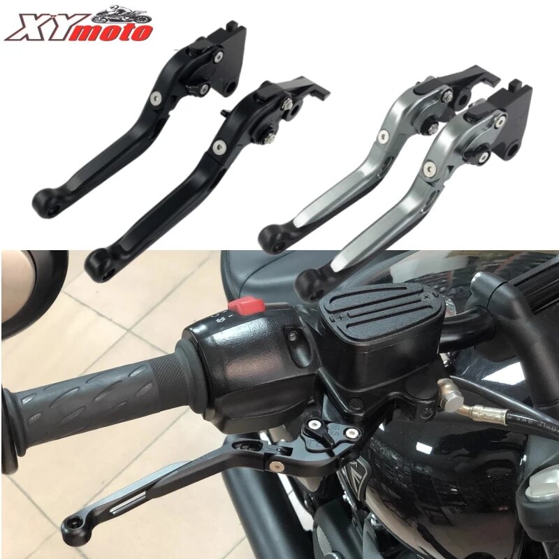 Подходит для Triumph Bobber T120 T100 3D CNC Регулируемые рычаги тормозной муфты мотоцикла