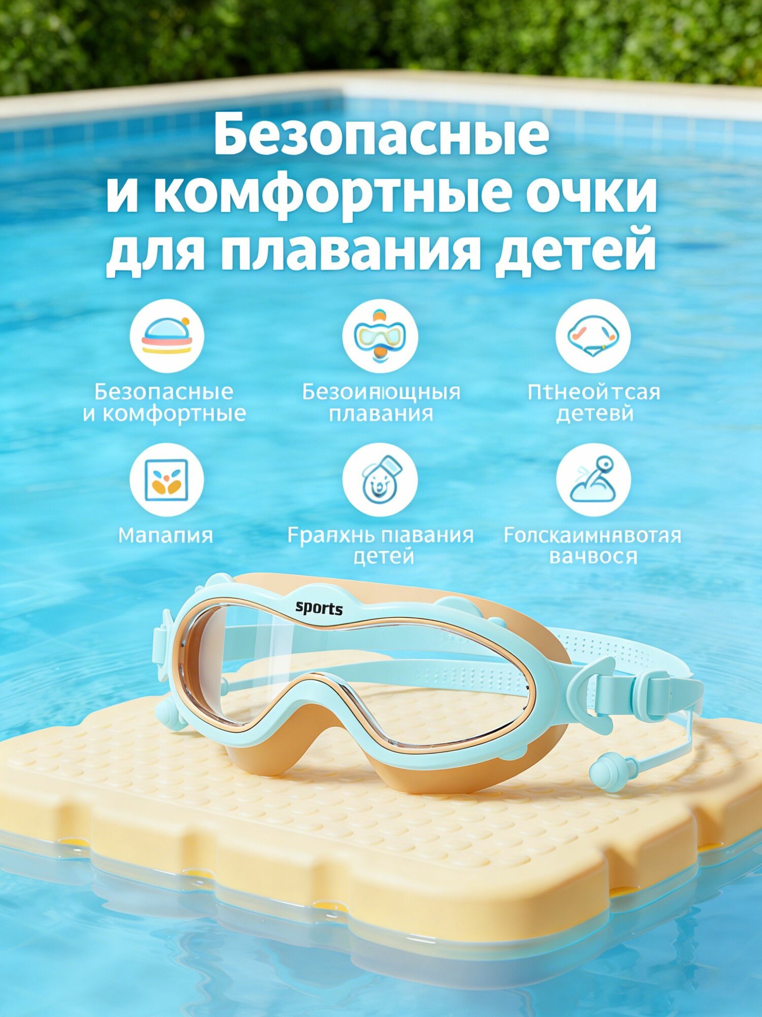 Очки для плавания — фото 1