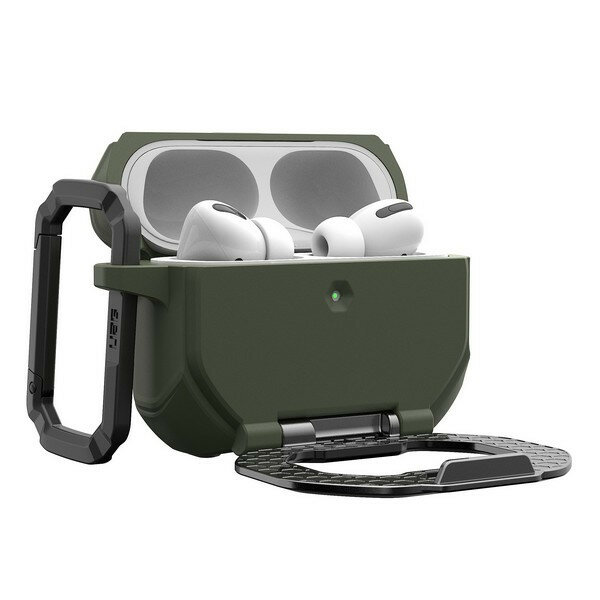 Чехол UAG Monarch Case with Built-in Phone Stand для AirPods Pro 3 (104131117233) Olive Drab/Silver
