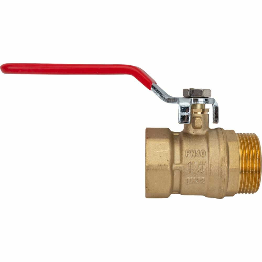Шаровой кран ProfECO 1 1/4 ВР-НР, муфтовый, ручка, Ду32, Ру40 11Б27п1 PE-114FML