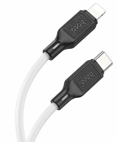 Hoco. X90 SILICONE CHARGING DATA CABLE LIGHTNING TYPE-C — фото 1