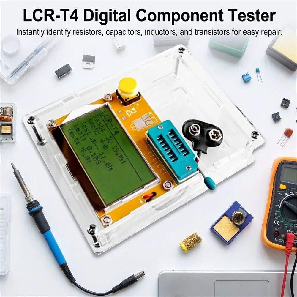 Тестер транзисторов LCR-T4 с измерением ESR