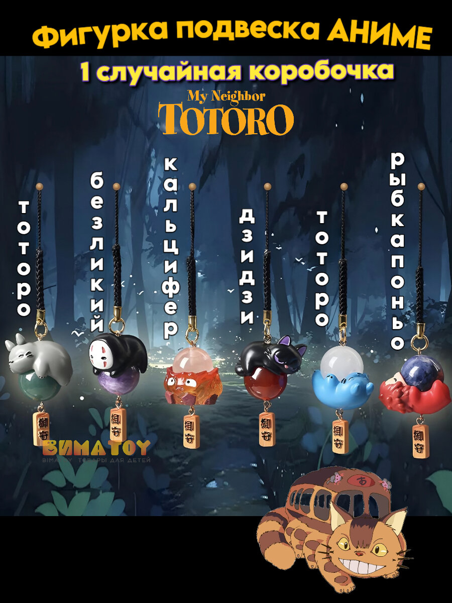 Фигурка из аниме "Тоторо", по мотивам фильма "Унесённые призраками"