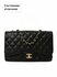 Сумка кросс-боди Chanel Classic Double Flap Jumbo Caviar, фактура зернистая, чер...