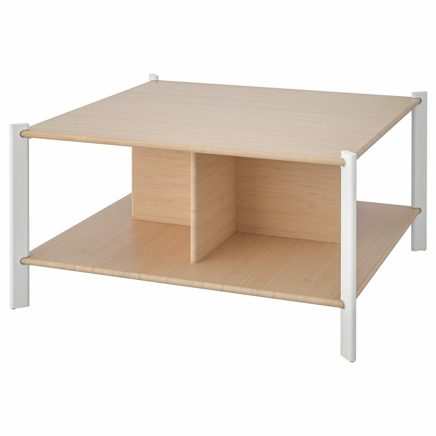 Журнальный стол ikea j ttesta 305.387.92, белый, 80x80 см