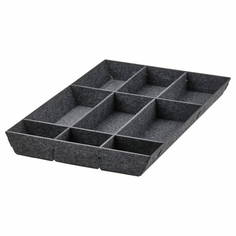 Органайзер для ящика IKEA UPPDATERA 505.441.79, серый, 40 см