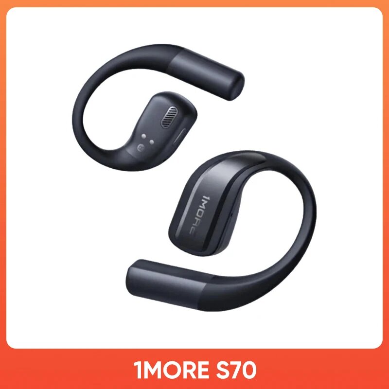 1MORE S70 Open Ear Черные беспроводные наушники