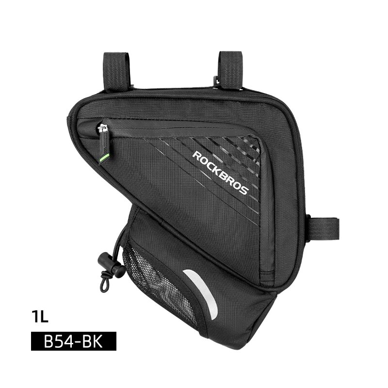 ROCKBROS Треугольная сумка для велосипеда черная B54-BK