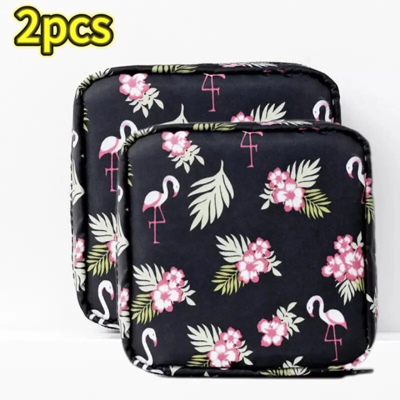 Сумка для косметики Flamingo 2шт, Розовый