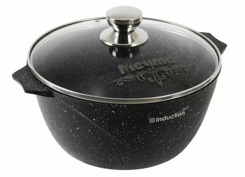 Кастрюля 5л Мечта 45802И АП Гранит black Induction Pro