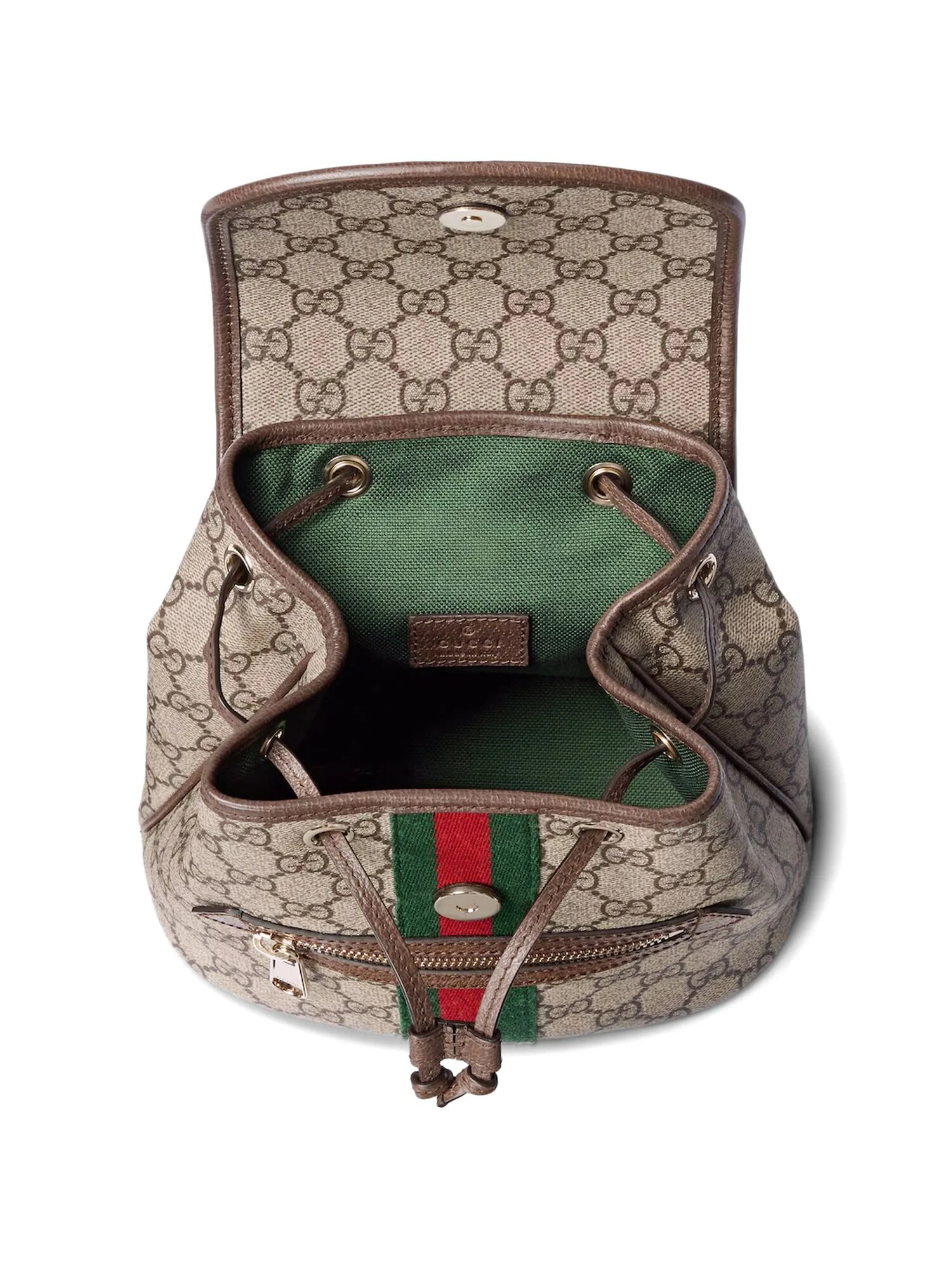 Сумка GUCCI Mini Ophidia GG-monogram backpack, разноцветный — фото 1
