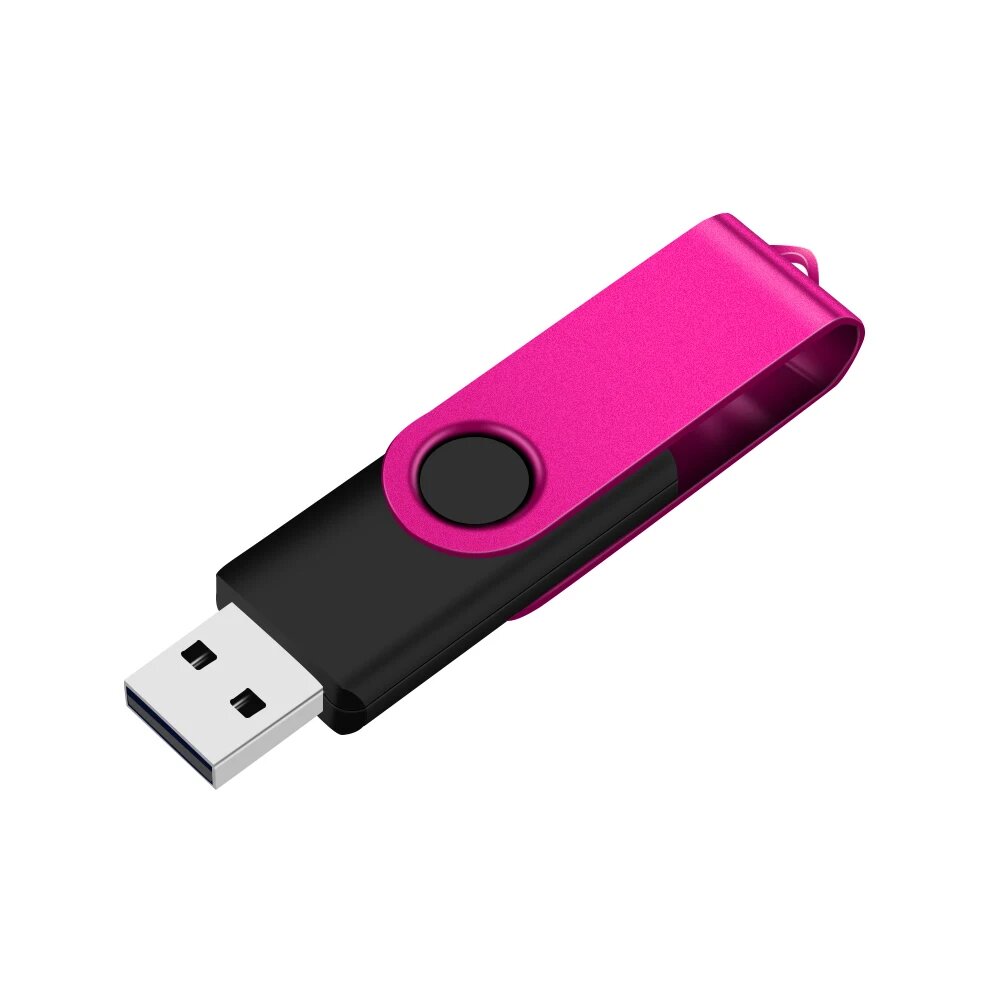 JASTER USB-флешка металлическая 128 ГБ Розовый, 32 ГБ, Pink