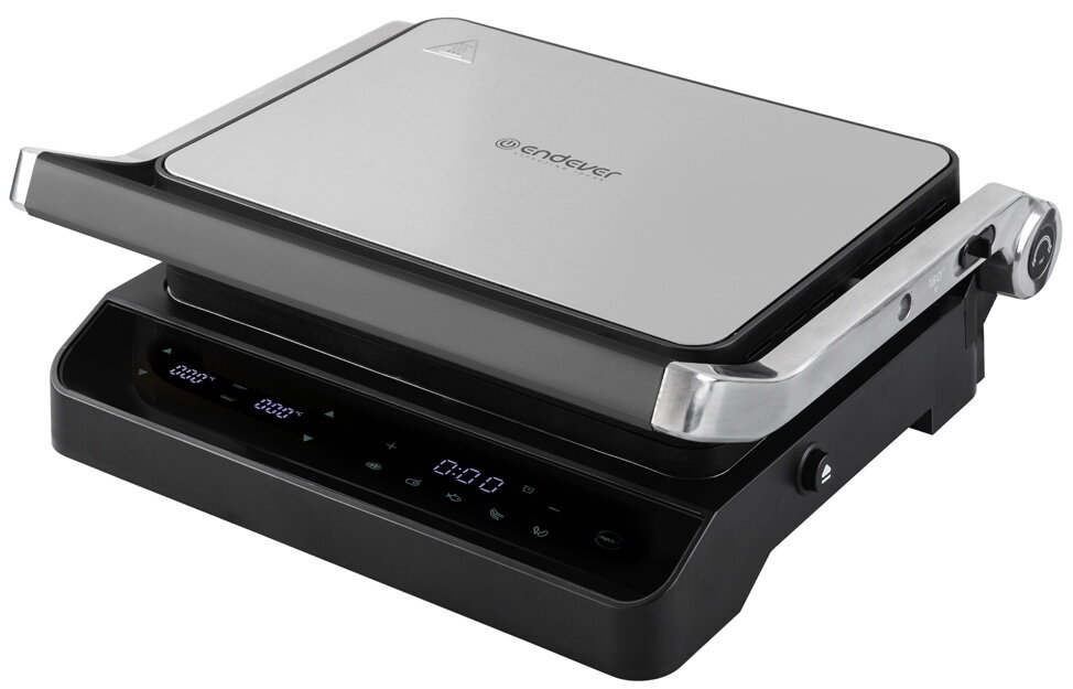 Пресс-гриль Endever Grillmaster-245 стальной/черный