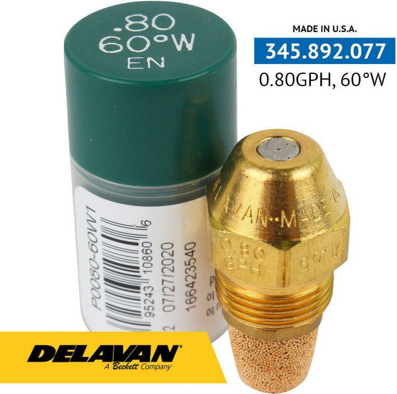 Топливная форсунка Delavan 0.60GPH, 60W (4) P0060-60W4