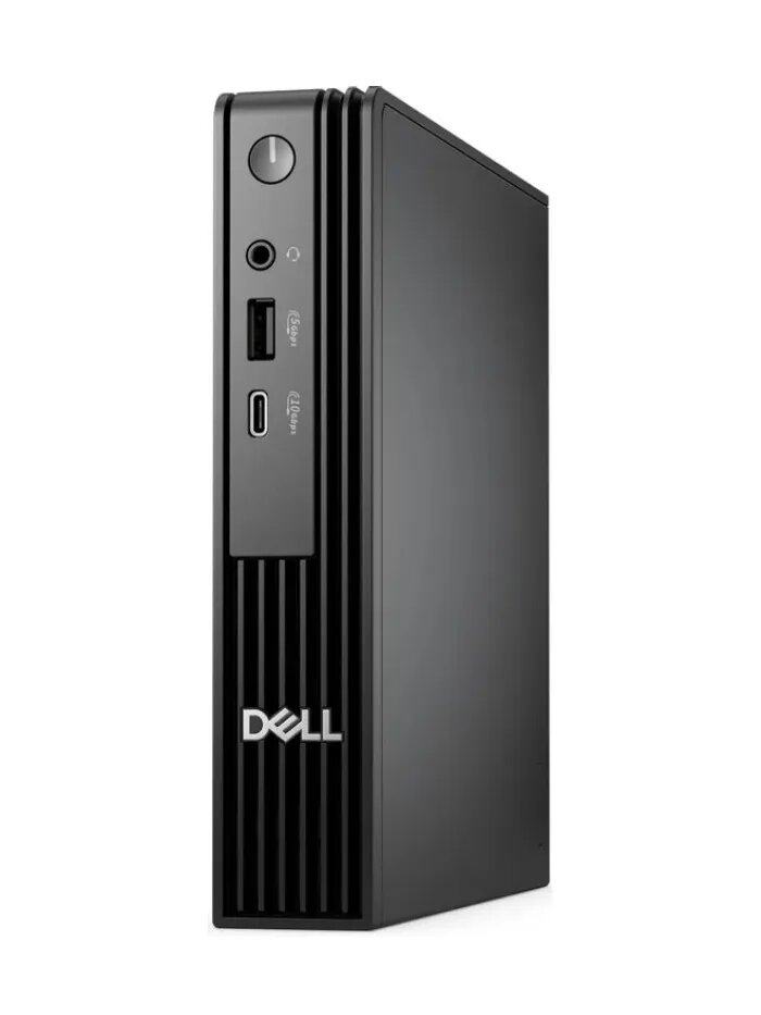 Компьютер Dell Pro Micro QCM1250 DPM -3860 i3-14100T/8GB/512G SSD/UHD Graphics/90W/WiFi/BT/kbd/mouse/Win11Pro/black