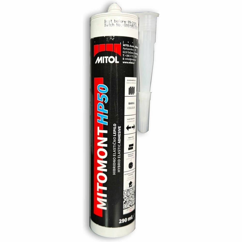Полимерный монтажный клей-герметик MITOL МС MITOMONT HP50 290 мл, серый RAL7040 3838958533922