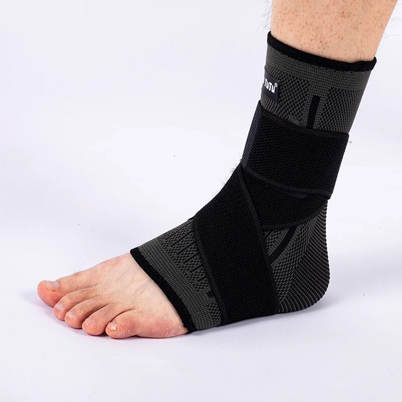 Компрессионный бандаж для лодыжки JASONTUTU для спорта M, HH5003Black