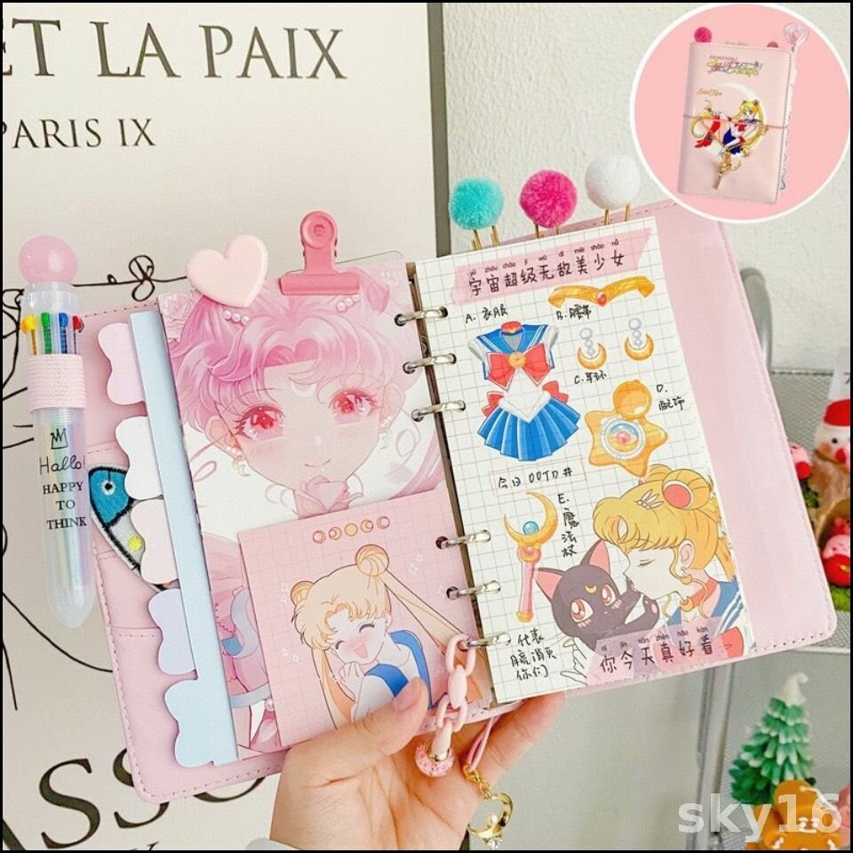 Блокнот для девочки Сейлор Мун Sailor Moon Усаги Цукино A6 100 sheets