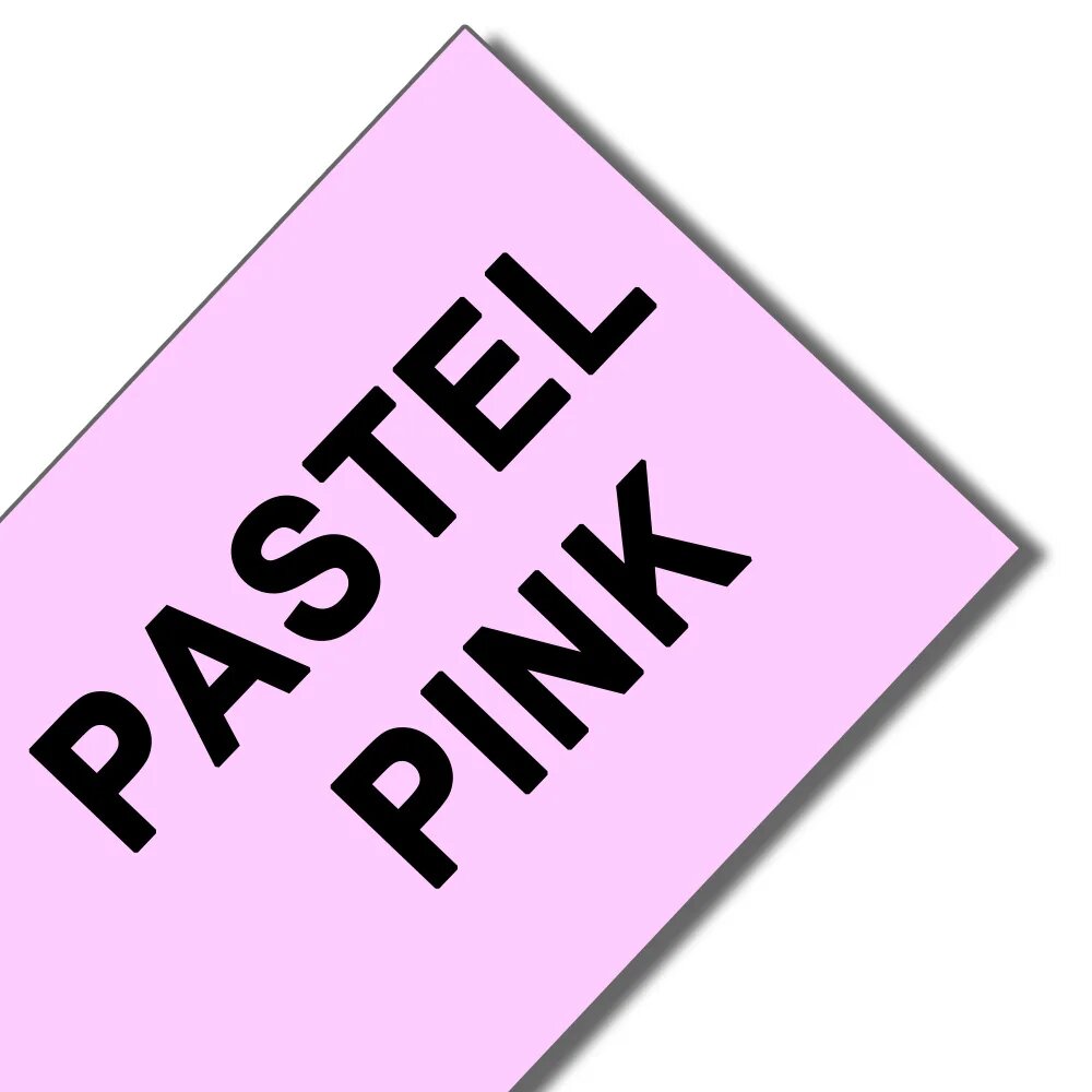 Лента для этикеток 9 мм Black Pastel Pink