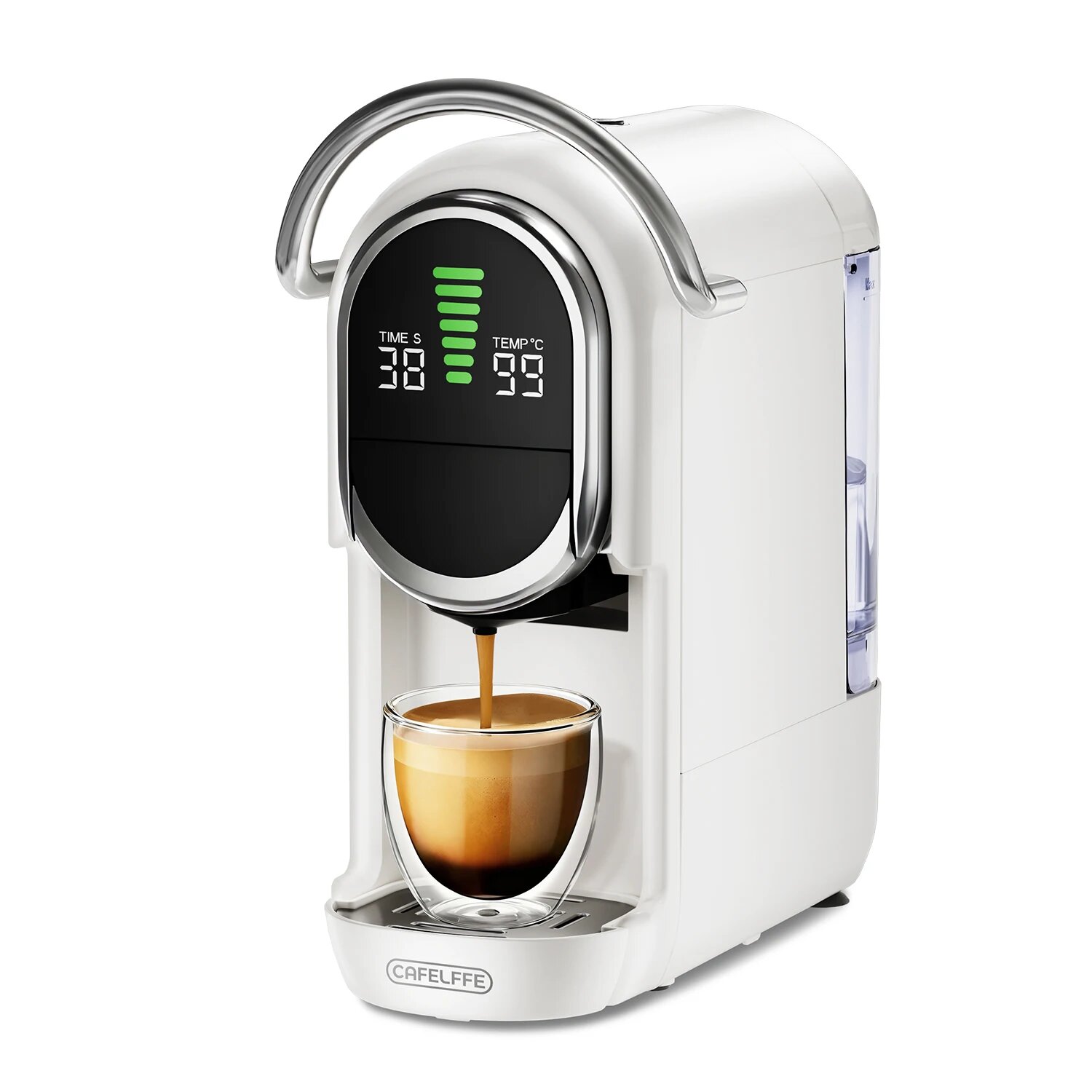 Кофемашина капсульная Cafelffe 6 в 1 с чайными листьями, капсулами, капсулами ESE 44 мм, кофейным порошком горячим/холодным DG Капучино Nespresso