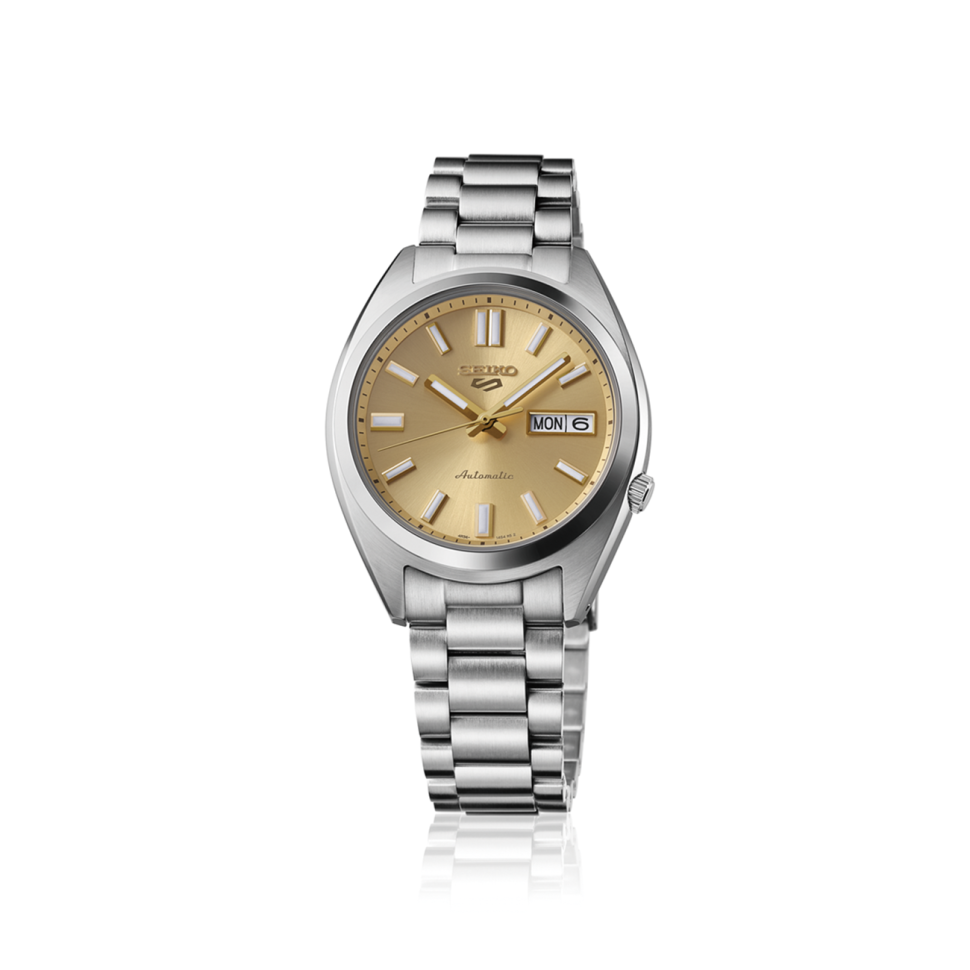 Наручные часы CASIO 5 Sports, золотой, серебряный — фото 1