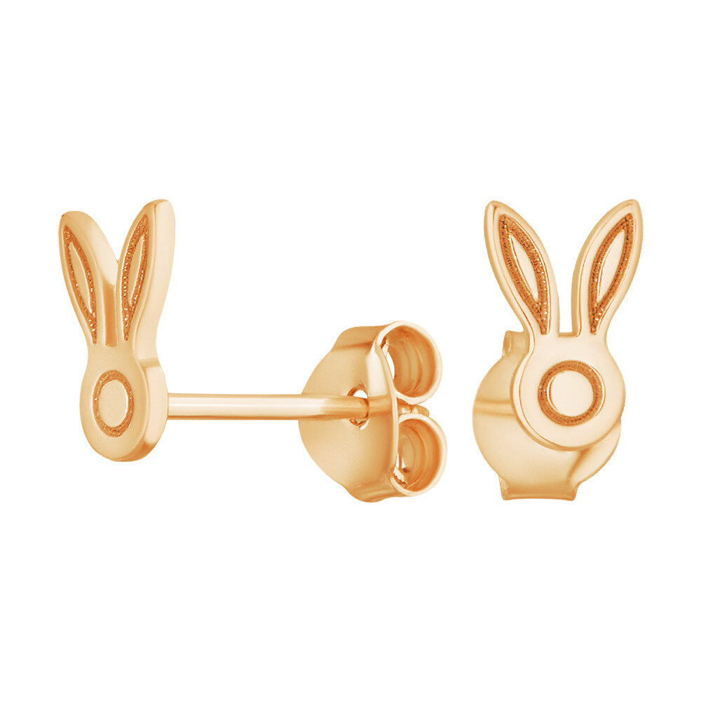 Серьги, 925 проба, золочение