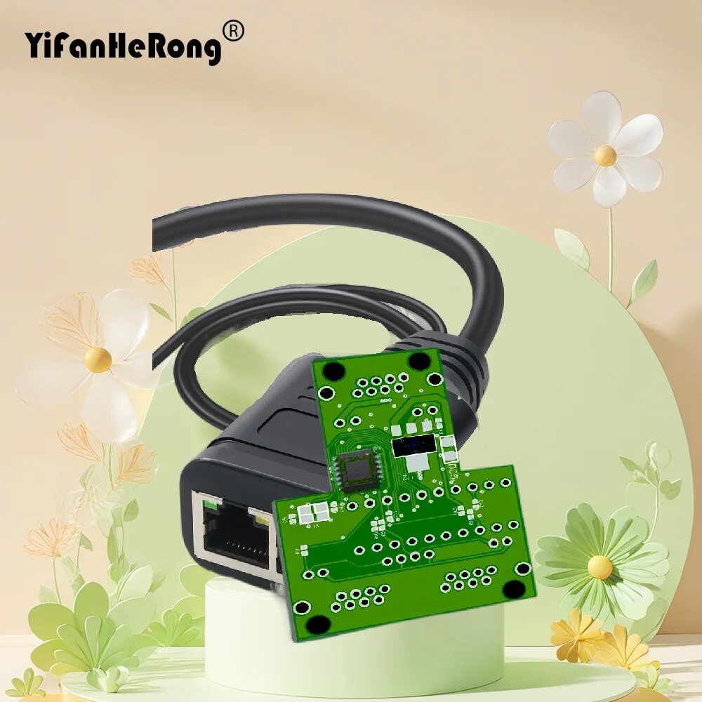Разветвитель RJ45 YiFanHeRong 1x2 USB Powered