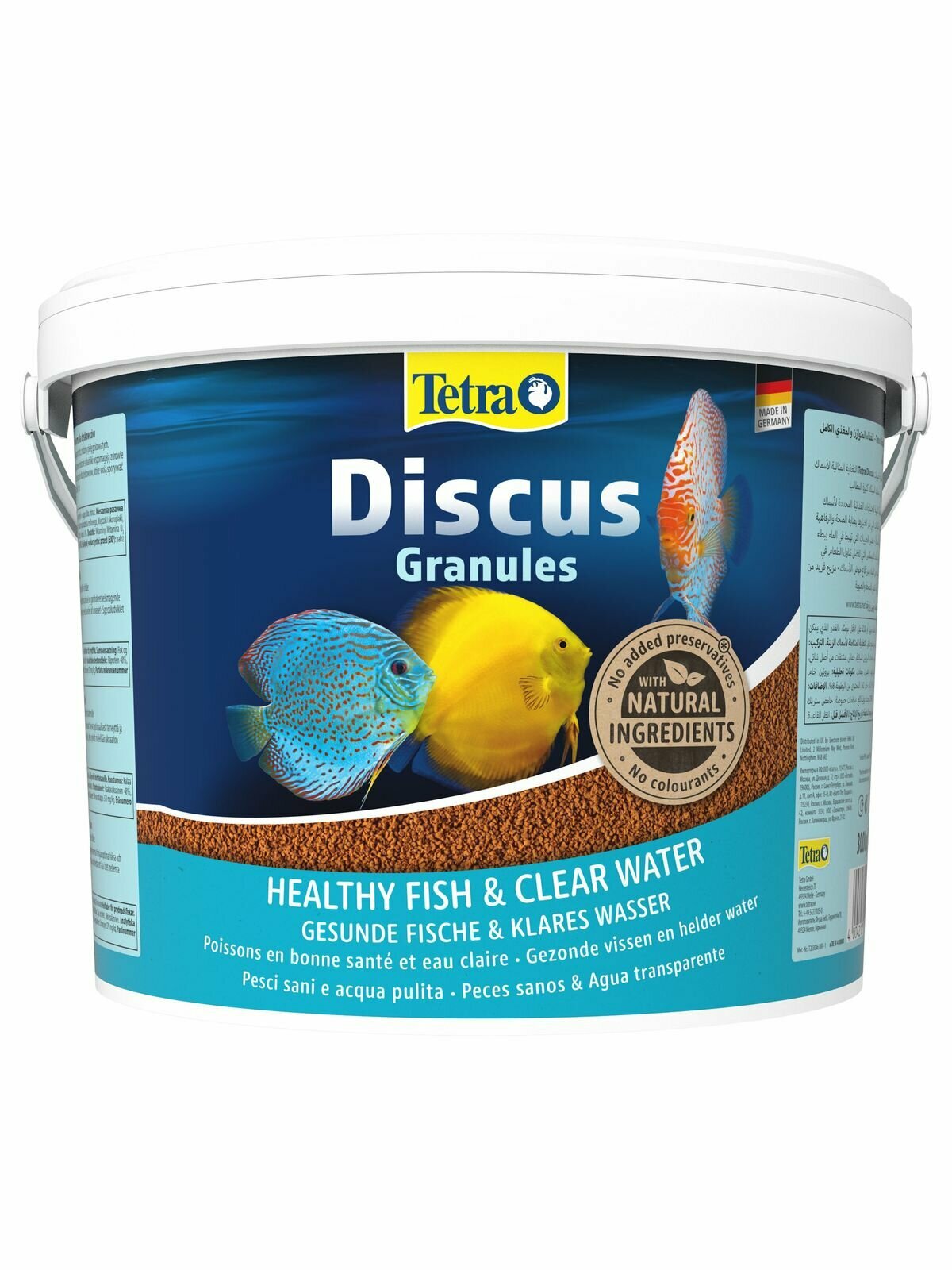Корм для дискусов TetraDiscus, в гранулах 10 л (ведро)