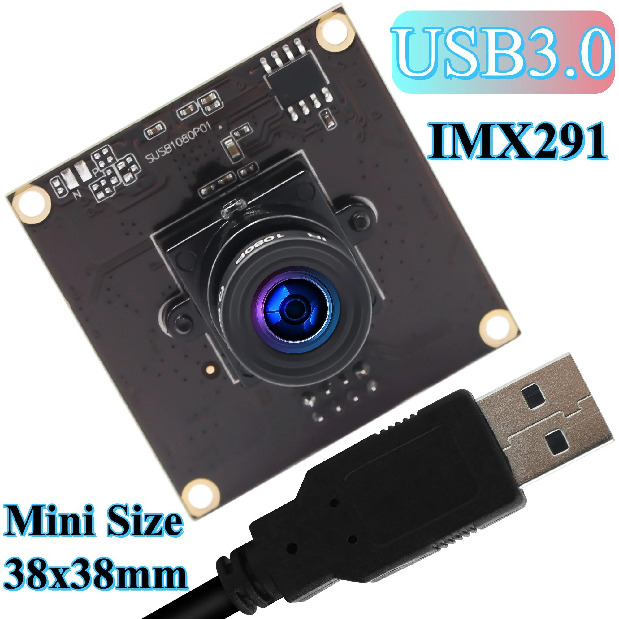 ELP IMX291 USB 3.0 Веб-камера 2 Мп 1080P 2.8mm lens