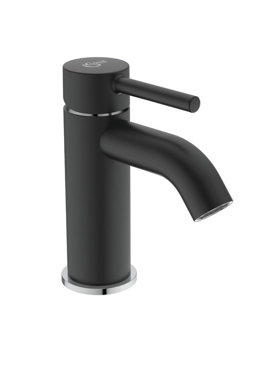 Смеситель для раковины черный, с донным клапаном Ideal Standard Ceraline BC203U4