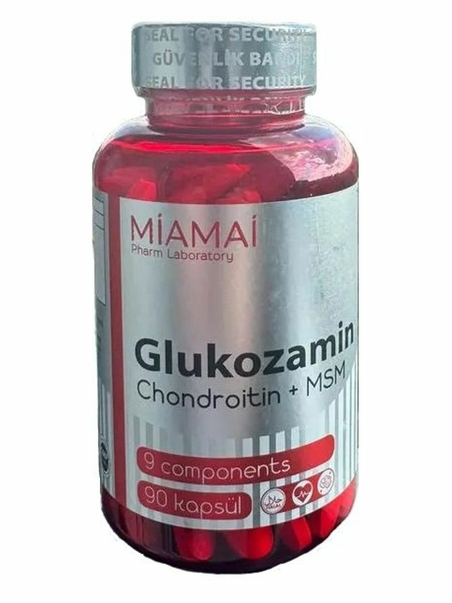 MIAMAI Glucosamine + Chondroitin + MSM (90 капс.)