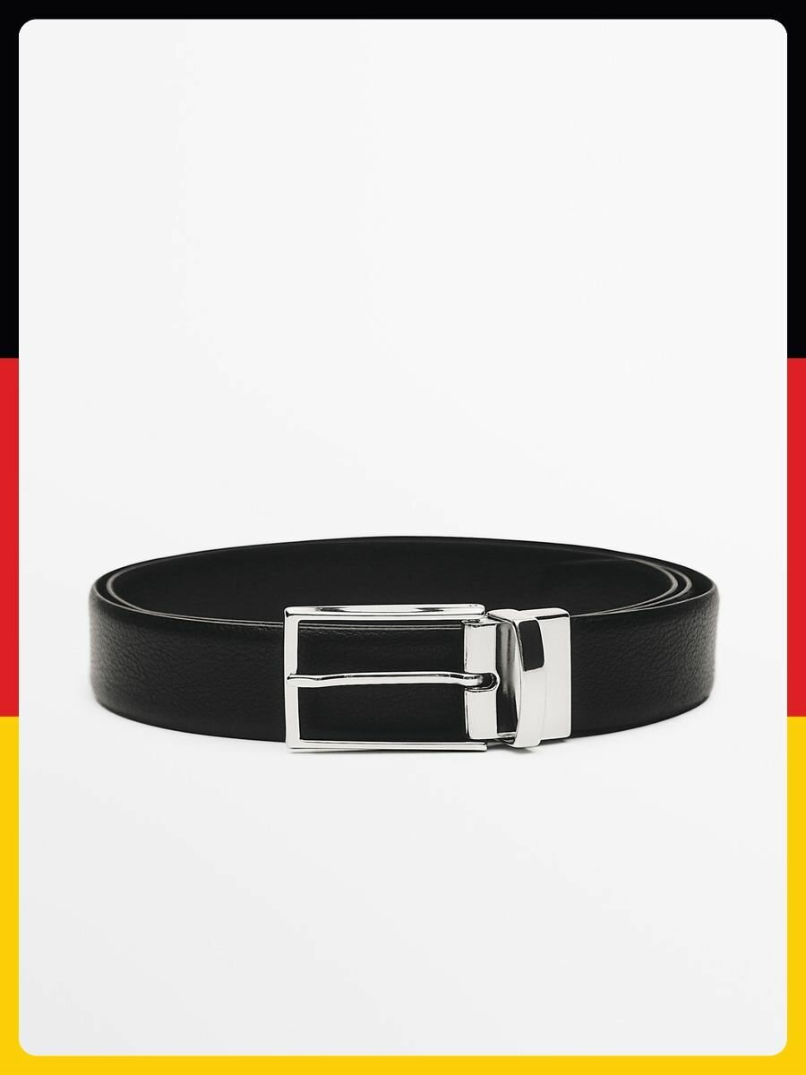 Ремень Massimo Dutti 2520/305, черный, 100