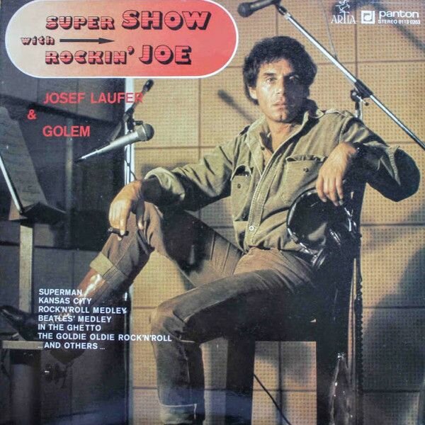 Josef Laufer & Golem - Super Show With Rockin' Joe (1LP Panton, Чехословакия 1983, NM/EX)