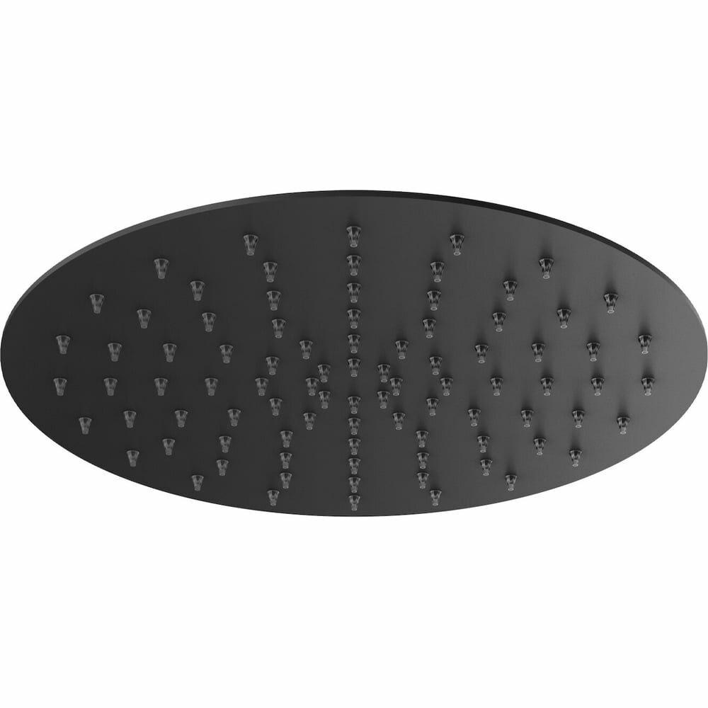 Верхний душ Plumberia Selection SHOWER круглый 250мм, черный матовый SAT3174NO